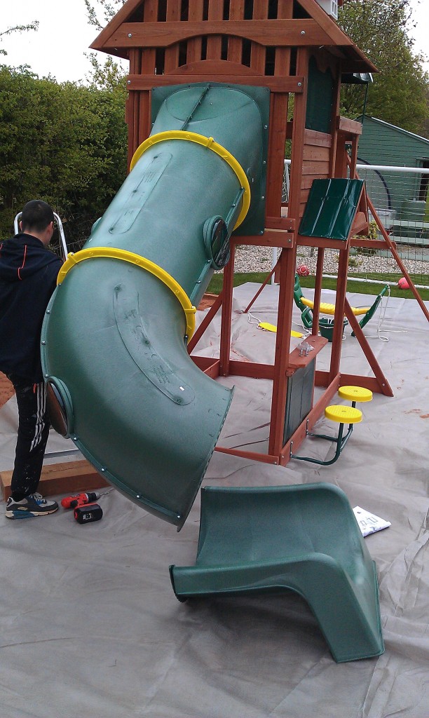 Selwood Sheridon Tube Slide Building - Climbing Frame Installer