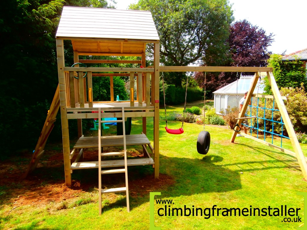 NI Play Crazy Single Tower Climbing Frame - Climbing Frame Installer