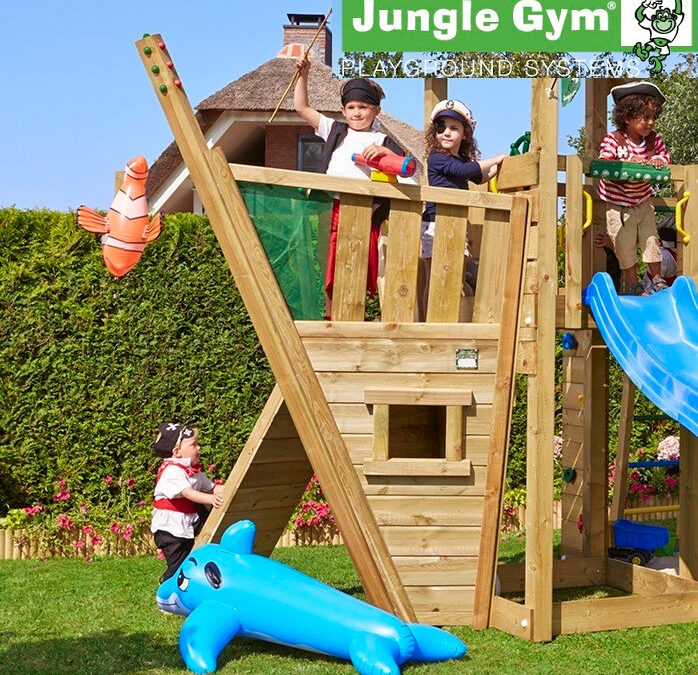 Mansion Boat Climbing Frame Jungle Gym - Climbing Frame Installer