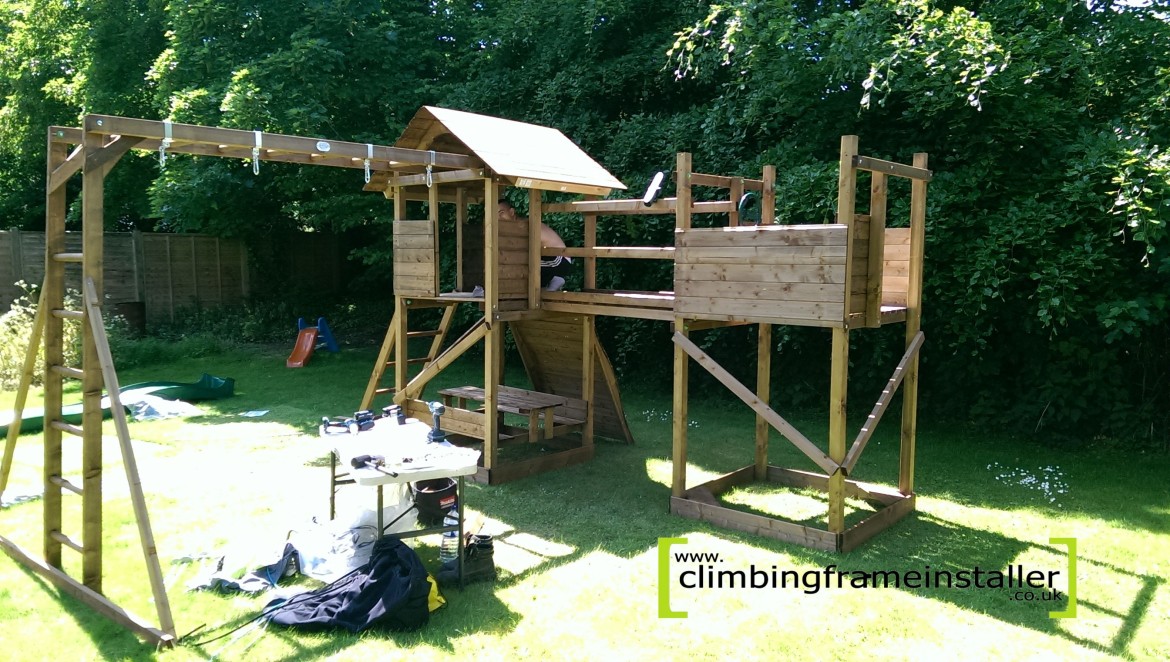 Dunster House MegaFort Mountain Climbing Frame