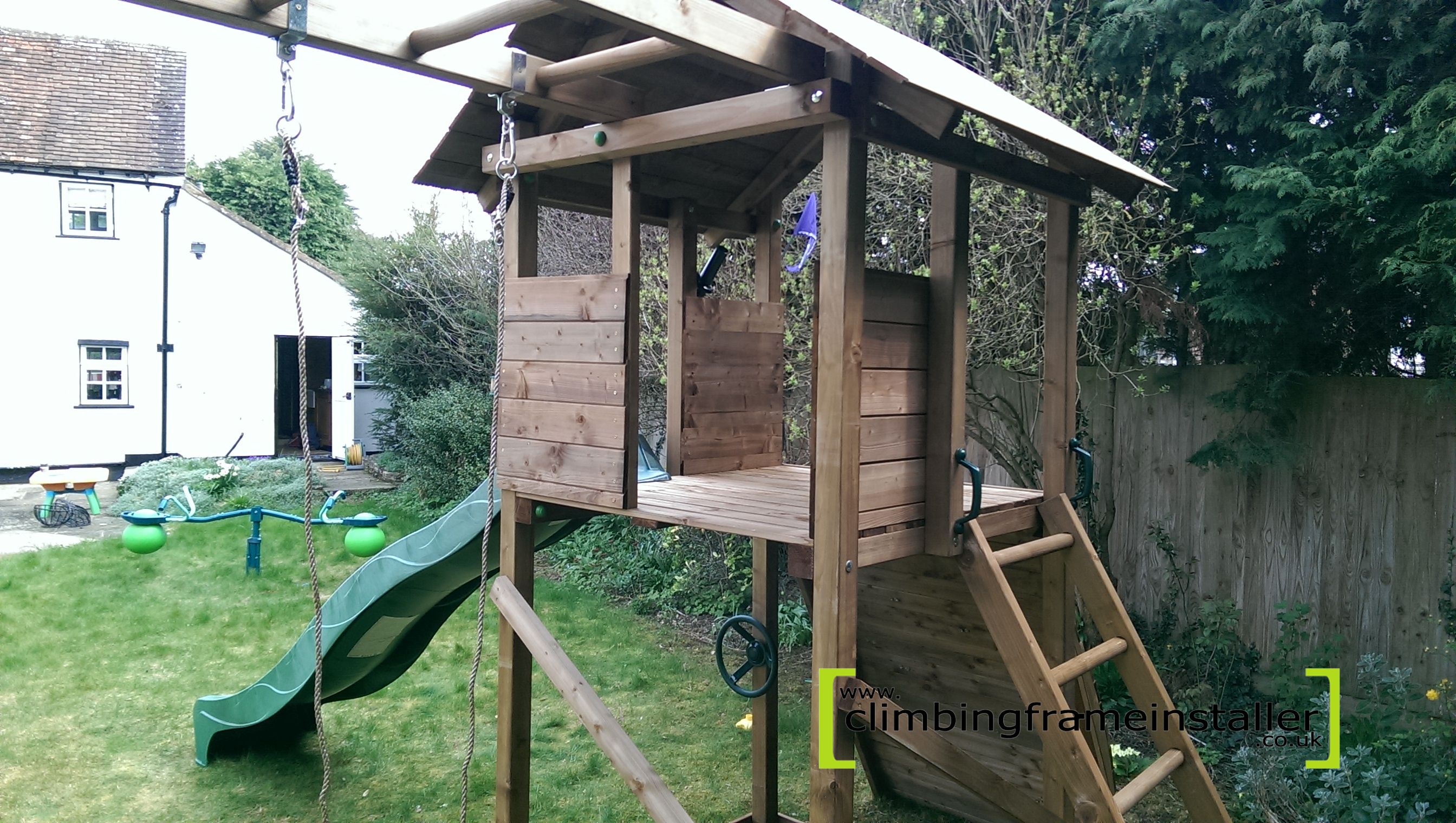 Maxi Fort Frontier Climbing Frame Dunster House - Climbing Frame Installer