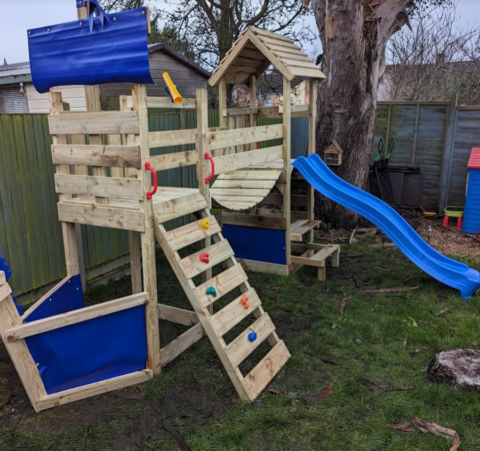 Wickey GhostFlyer Climbing Frame - Climbing Frame Installer