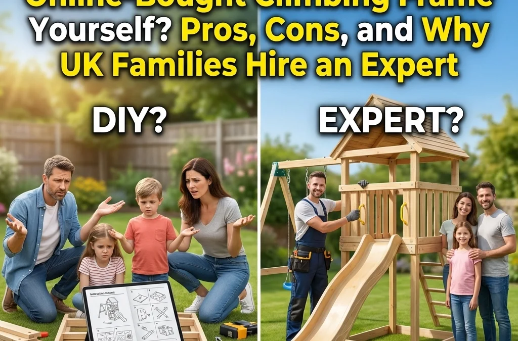Should You Install Your Online-Bought Climbing Frame Yourself? Pros ...