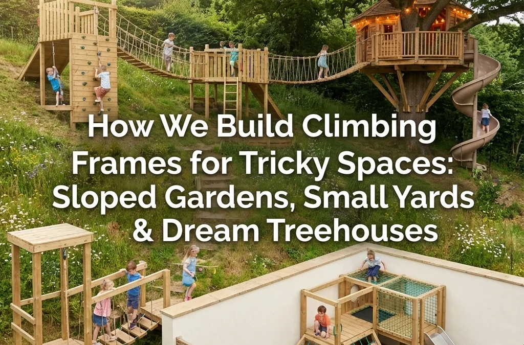 How We Build Climbing Frames for Tricky Spaces: Sloped Gardens, Small ...